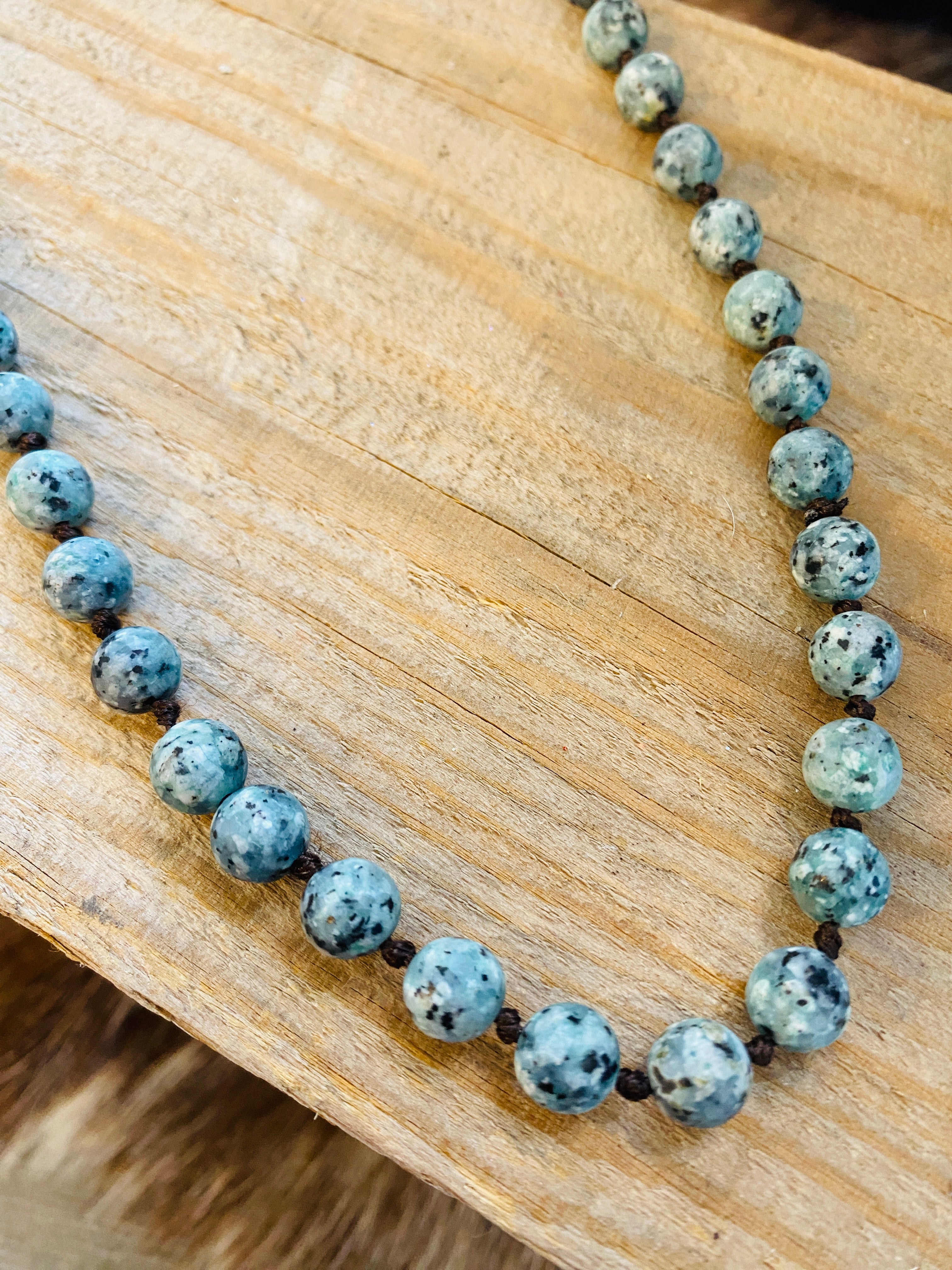 Mint speckle Necklace – Hurricane Dixie Leather